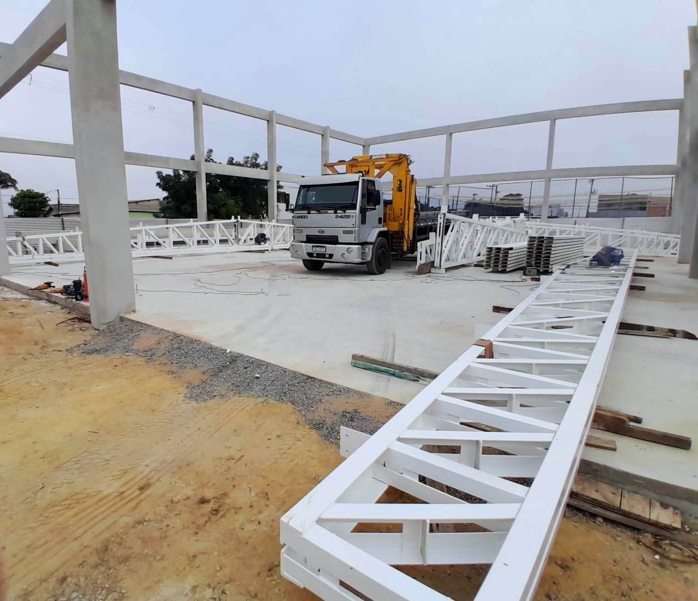 Obras da quadra poliesportiva do bairro Galileia entram em nova etapa ...